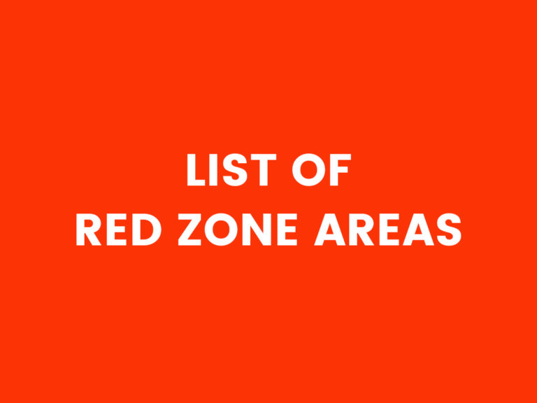 List of Red Zone areas of Vadodara